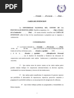 Modelo Carta de Intencion | PDF | Universidad | Publicidad