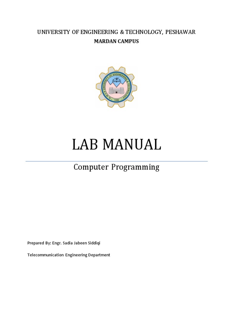 Computer Programming C Lab Manual Pdf C Programming Language Array Data Structure