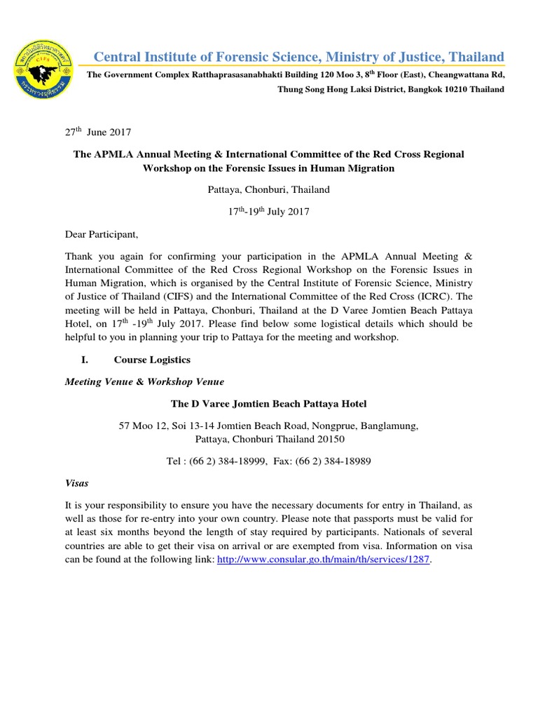 Logistic Course APMLA | PDF | Pattaya | Thailand