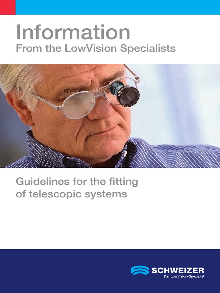 Guidelines for Fitting Telescopic Spectacles | PDF | Lens (Optics ...
