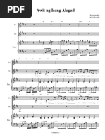 Unang Alay (Kunin at Tanggapin - Music Sheet) | PDF