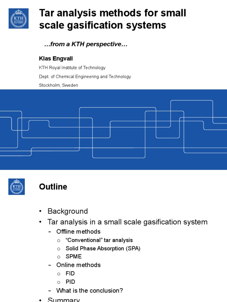 Tar Testing | PDF | Gasification | High Performance Liquid Chromatography