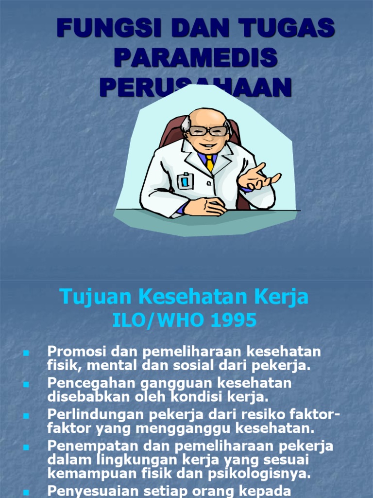 Fungsi Dan Tugas Paramedis | PDF