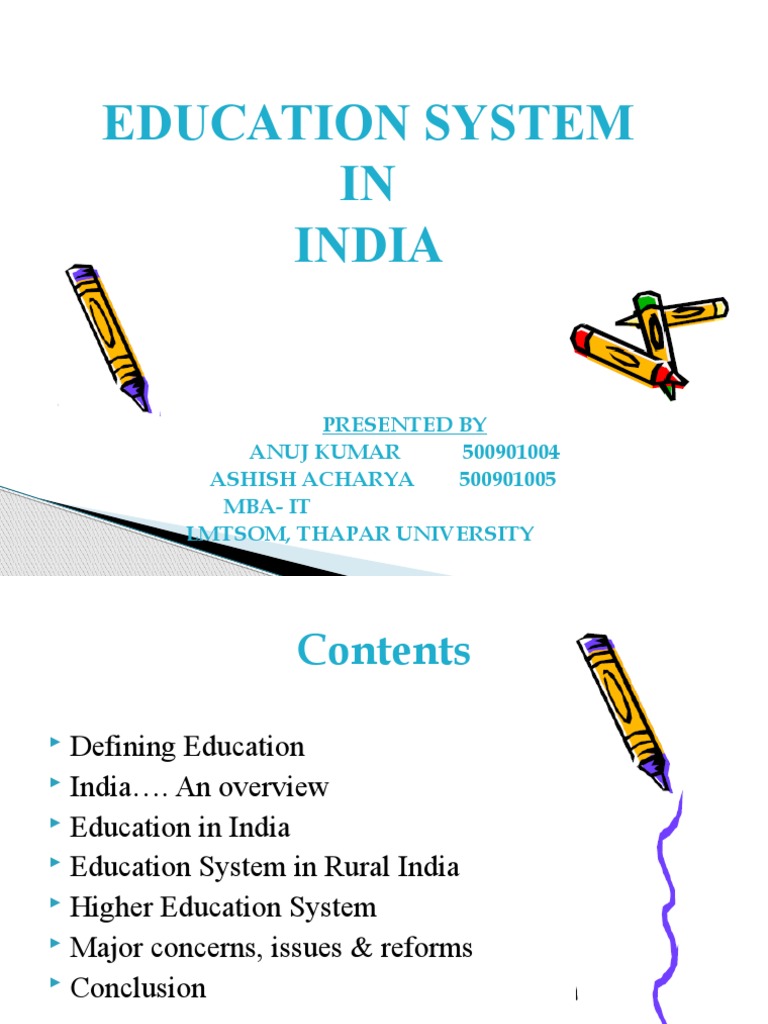 Education System in India | PDF | Teachers | Literacy