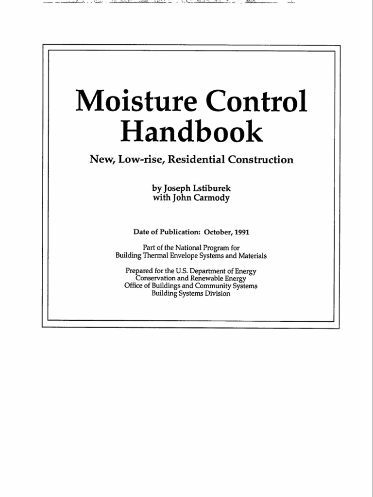 Moisture Handbook PDF | PDF | Charpente | Isolation thermique du bâtiment