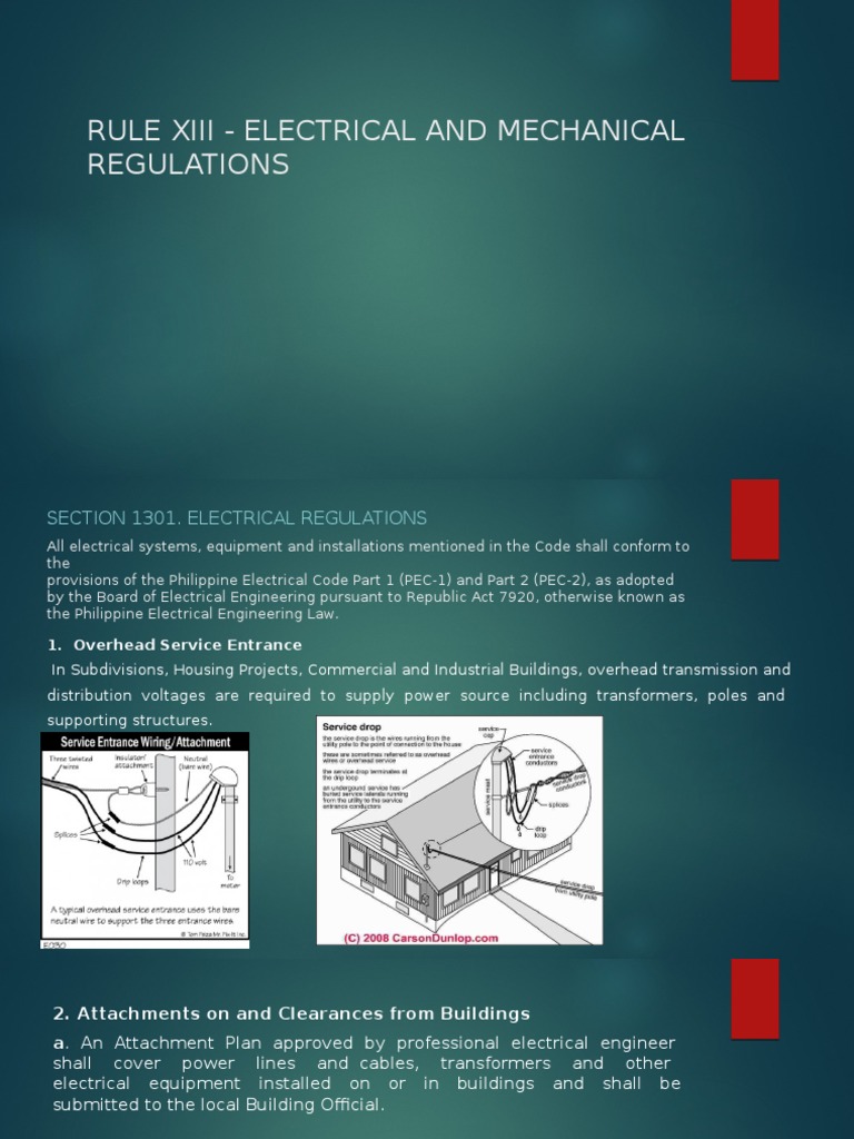 Rule Xiii - Electrical and Mechanical Regulations | PDF | Elevator | Boiler