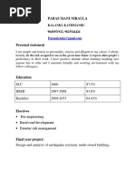 CV (Curriculum Vitae) | PDF
