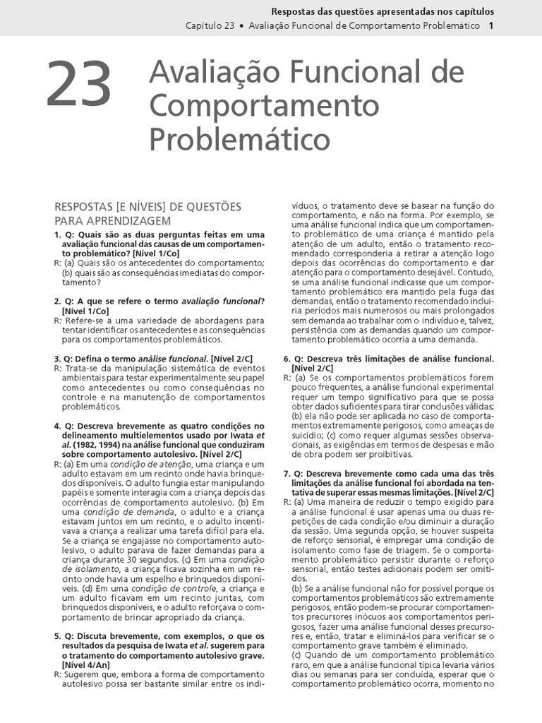 Modificação De Comportamento O Que é E Como Fazer Respostas Das