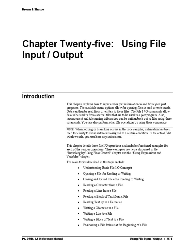 25.file Input and Output | PDF | Parameter (Computer Programming) | Control Flow