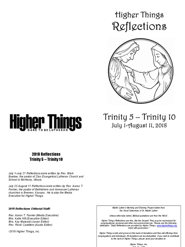 Reflections Trinity5!10!2018 Booklet | PDF | God In Christianity ...