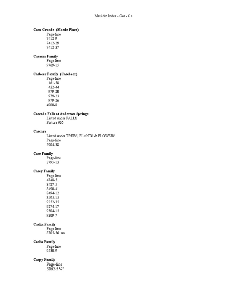 Cas Cay | PDF | Nature