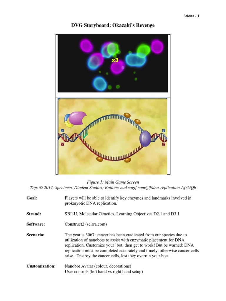 Briona - DVG Storyboard | Download Free PDF | Dna Replication | Dna