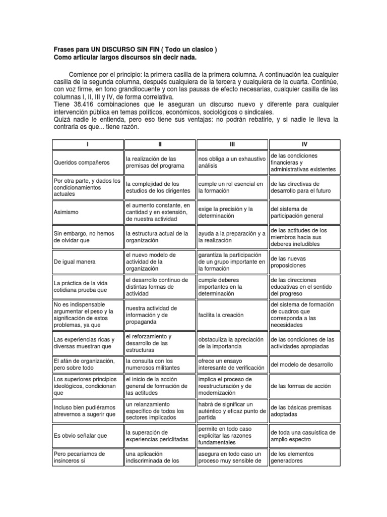 Frases para Un Discurso Sin Fin | PDF | Ideologías | Science