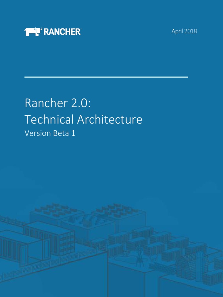 Rancher 20 Architecture V08 Pdf Application Programming Interface Computer Cluster