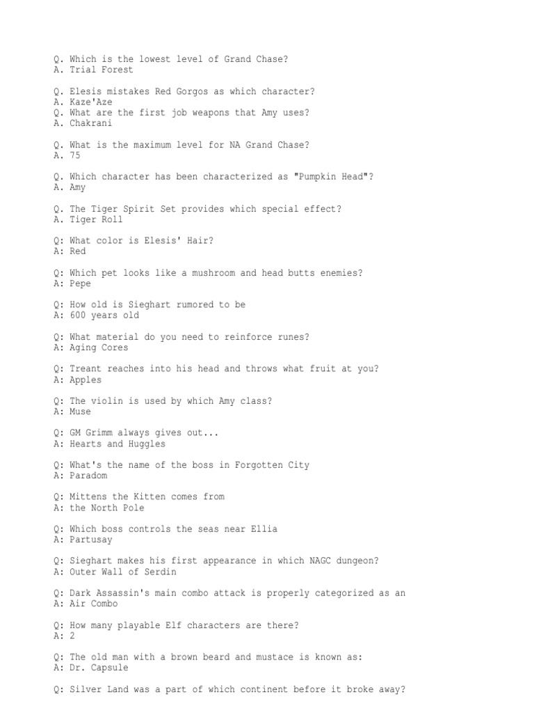 GC Bingo Answers | PDF | Leisure | Sports