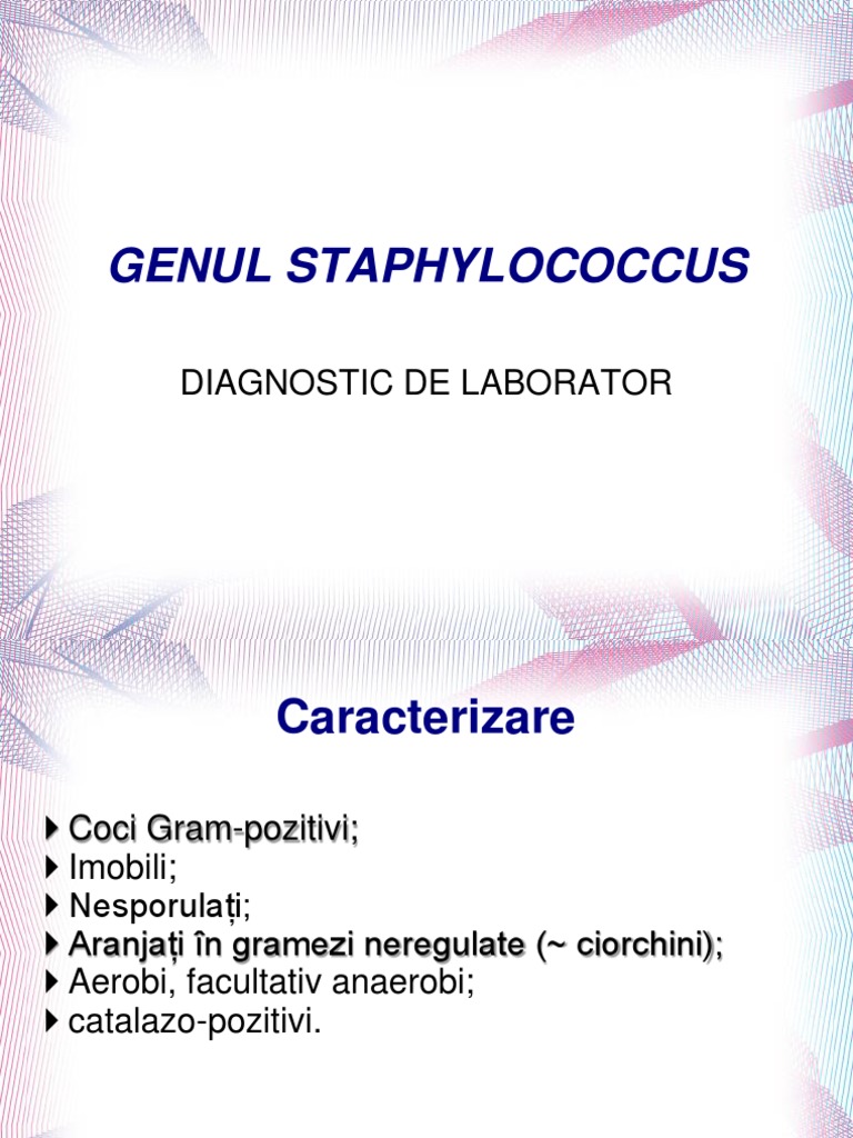 DG Laborator Stafilococ Streptococ | PDF