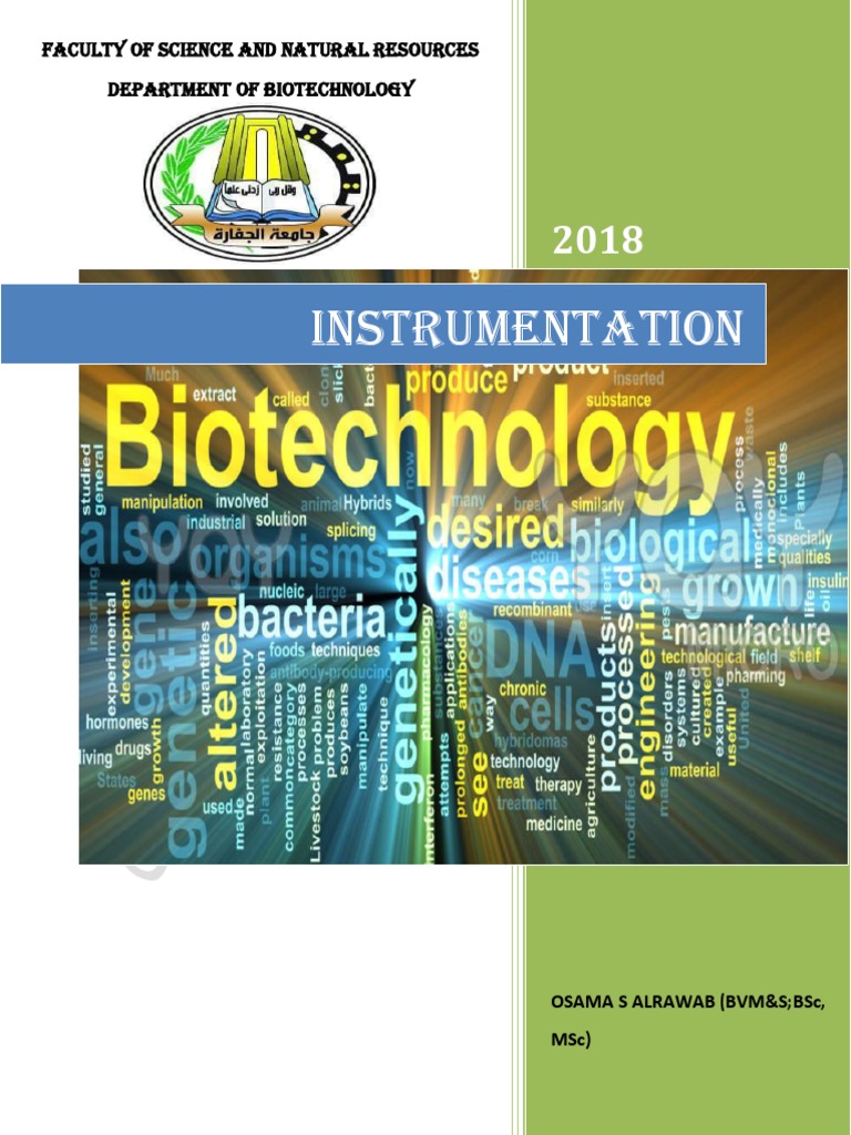 Instrumentation: Faculty of Science and Natural Resources Department of ...