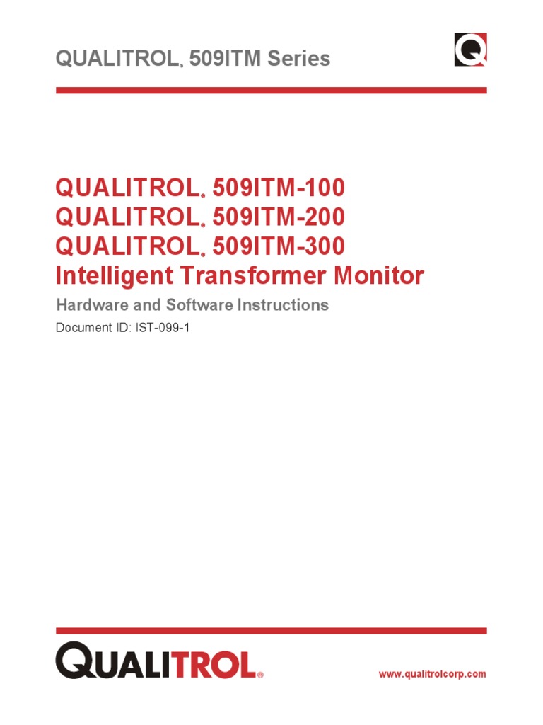 Qualitrol Manuals