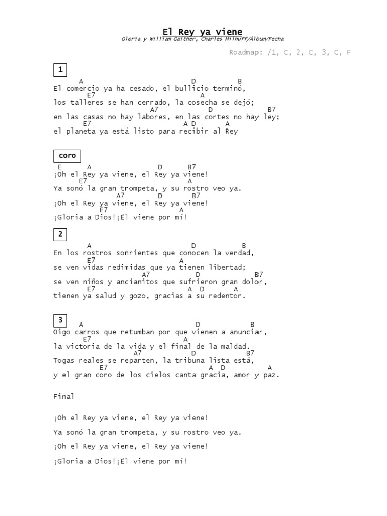 El Rey Ya Viene | PDF