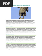 Guía para modelar barro y arcilla | PDF | Barro | Escultura