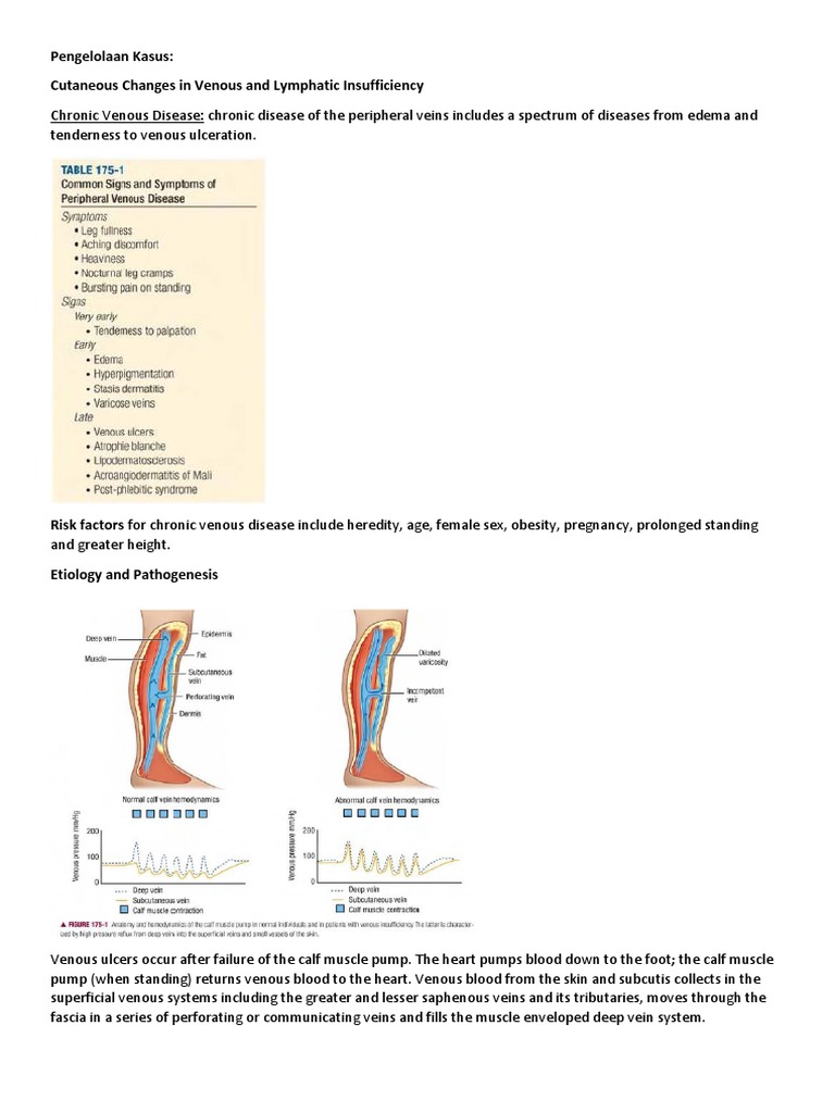 Insufisiensi Vena | PDF | Vein | Thrombosis