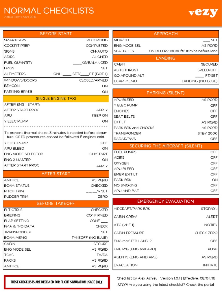 Before Start Approach: Single Engine Taxi | PDF