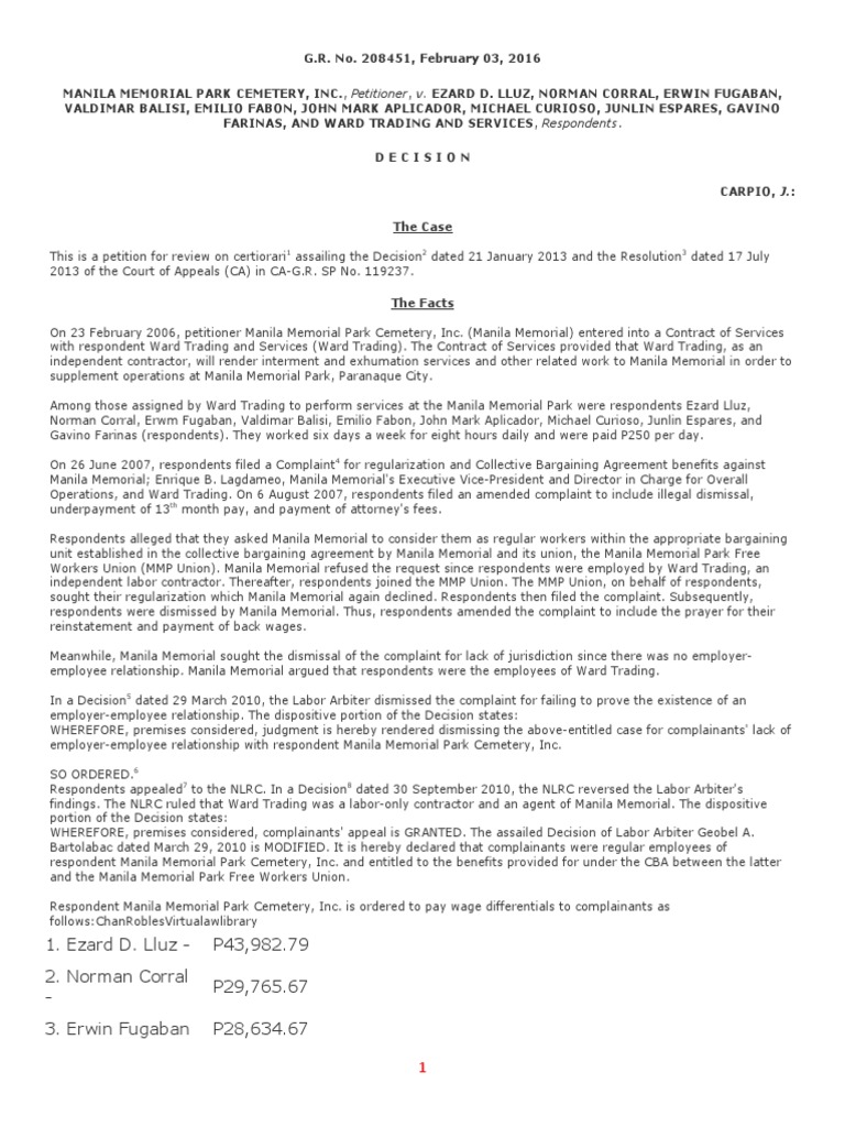 Ezard D. Lluz - P43,982.79 2. Norman Corral - P29,765.67 3. Erwin ...