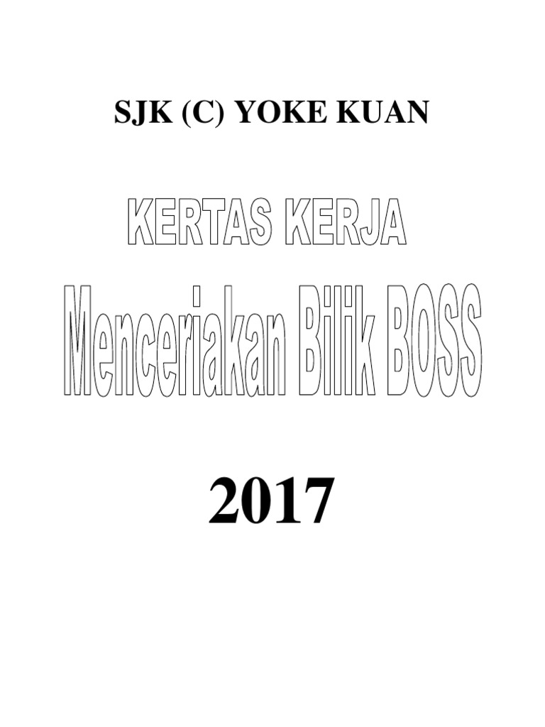 KERTAS KERJA Menceriakan Bilik Boss | PDF