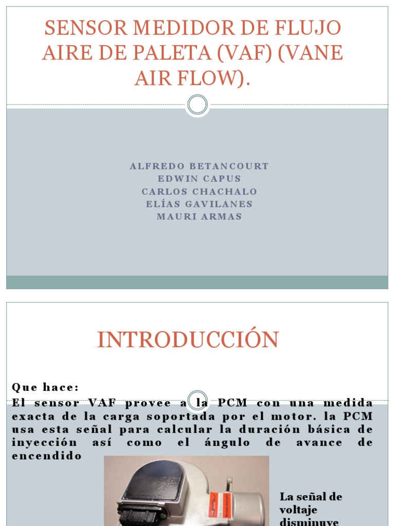 Sensor Vaf | PDF | Sensor | voltaje