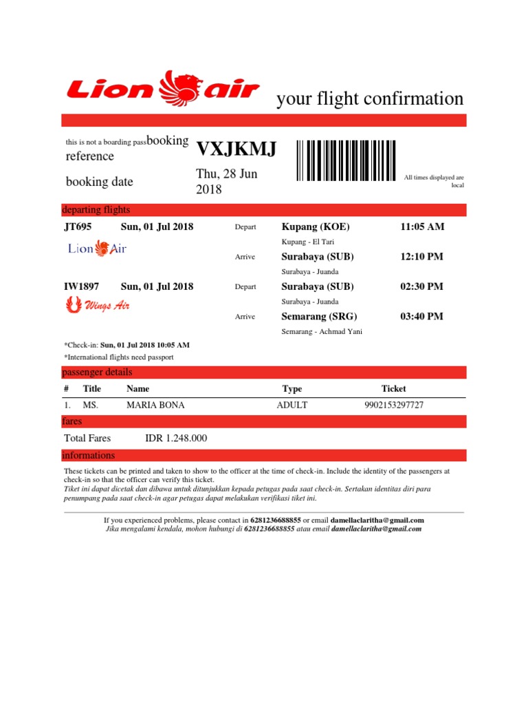 VXJKMJ: Your Flight Confirmation | PDF | Airlines | Aviation