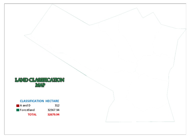 Land Classification Map | PDF