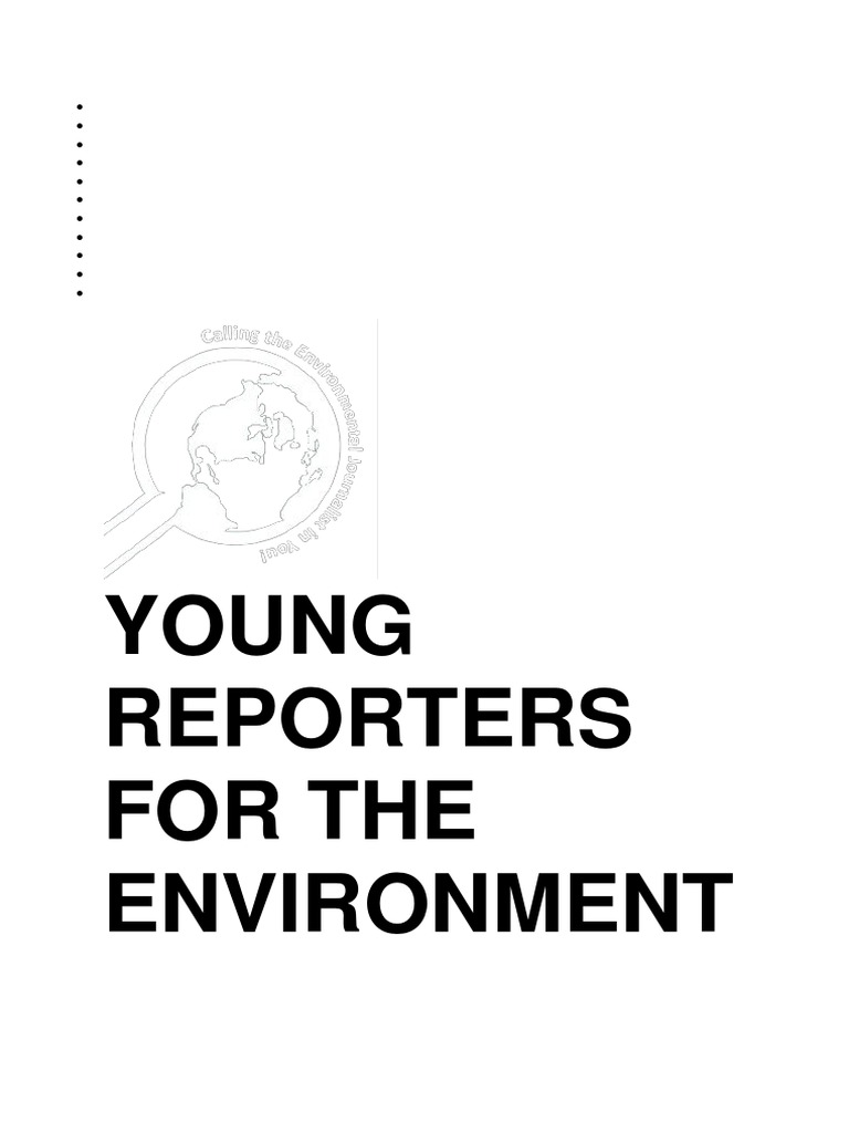 Young Reporters For The Environment | PDF | Public Sphere | Communication