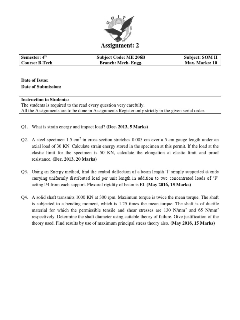 Som II (Assignment - 2) | PDF