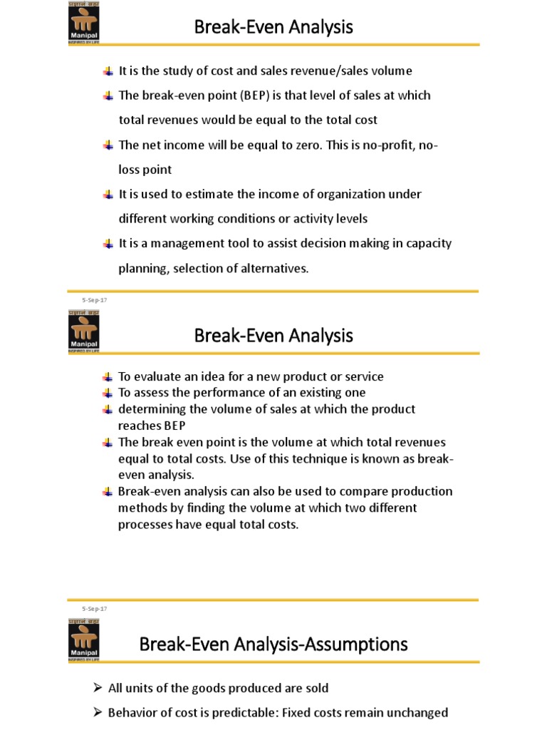 BEP Notes | PDF | Pricing | Microeconomics
