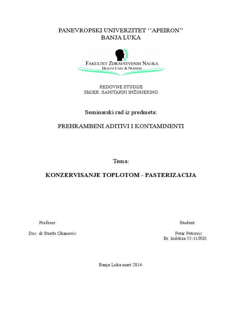1-Seminarski Rad - Primer | PDF