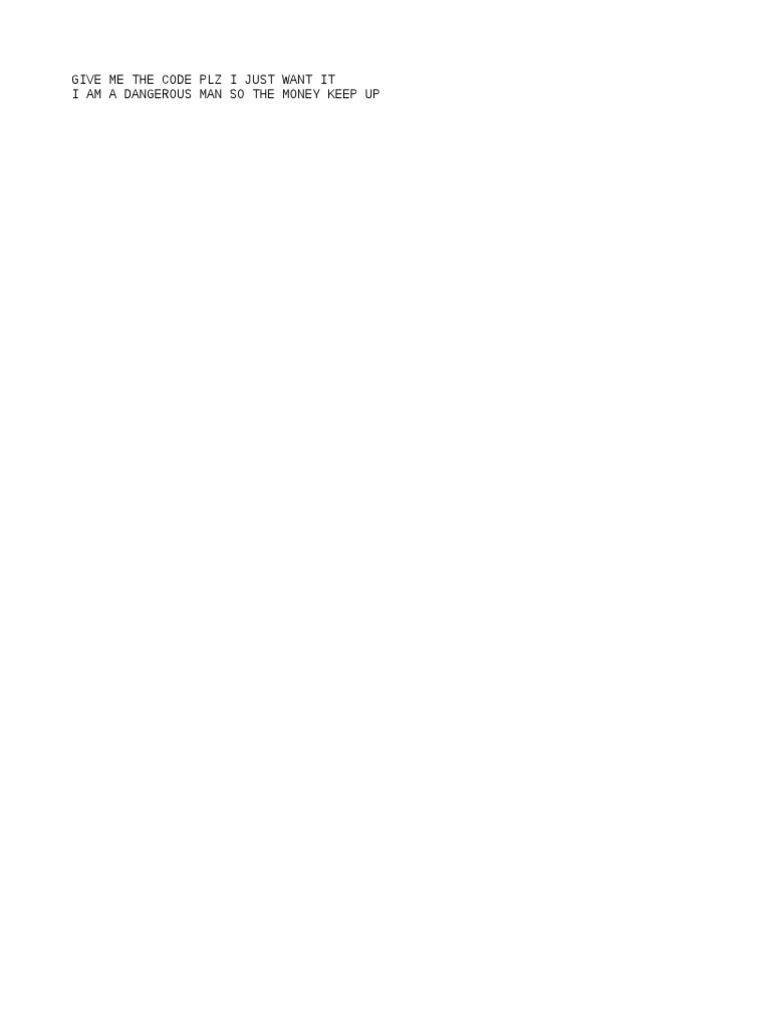 Give Me The Code | PDF