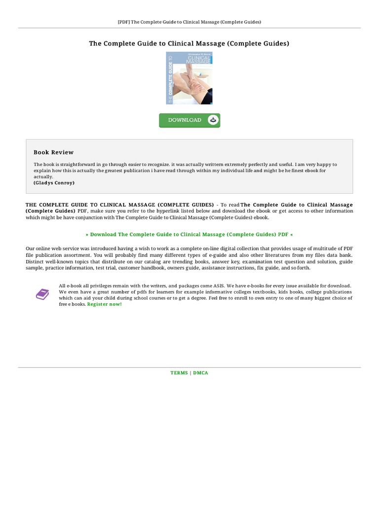 The Complete Guide To Clinical Massage Complete Read | PDF | Document ...