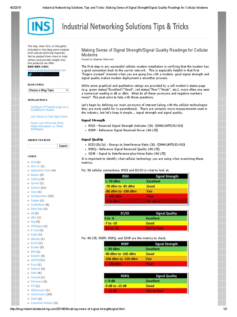 Industrial Networking Solutions Tips and Tricks | PDF | Modem | 4 G
