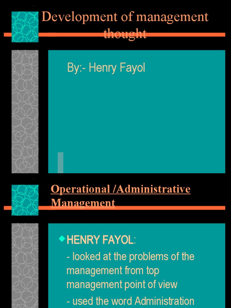 Development of Management Thought | PDF | Employment | Economies