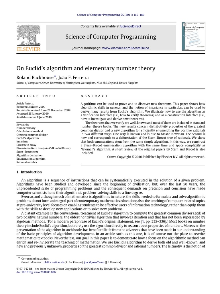 Science of Computer Programming: Roland Backhouse, João F. Ferreira ...