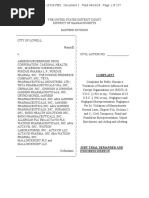 2016-07-12 Hyperloop Complaint - Endorsed | PDF | Cause Of Action | Fiduciary