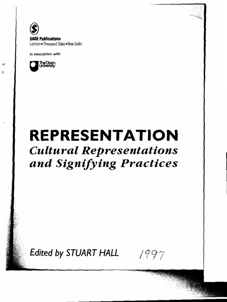 Hall, Stuart - Representation (Introduction) | PDF