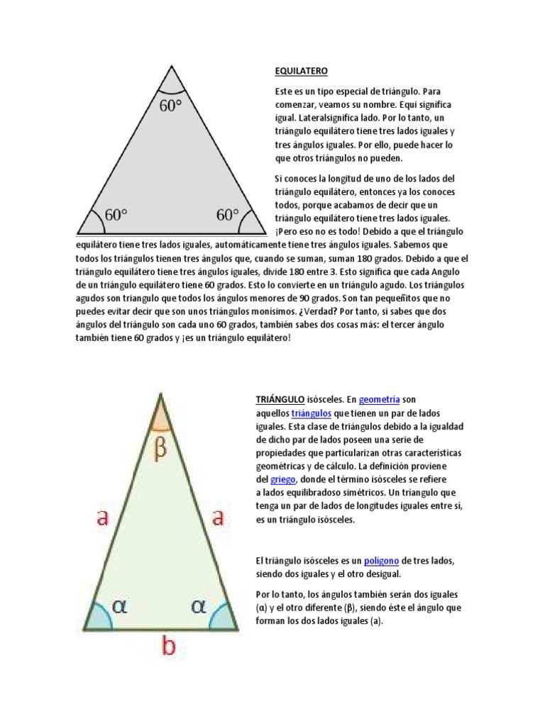 Geometria Triangulo Equilatero