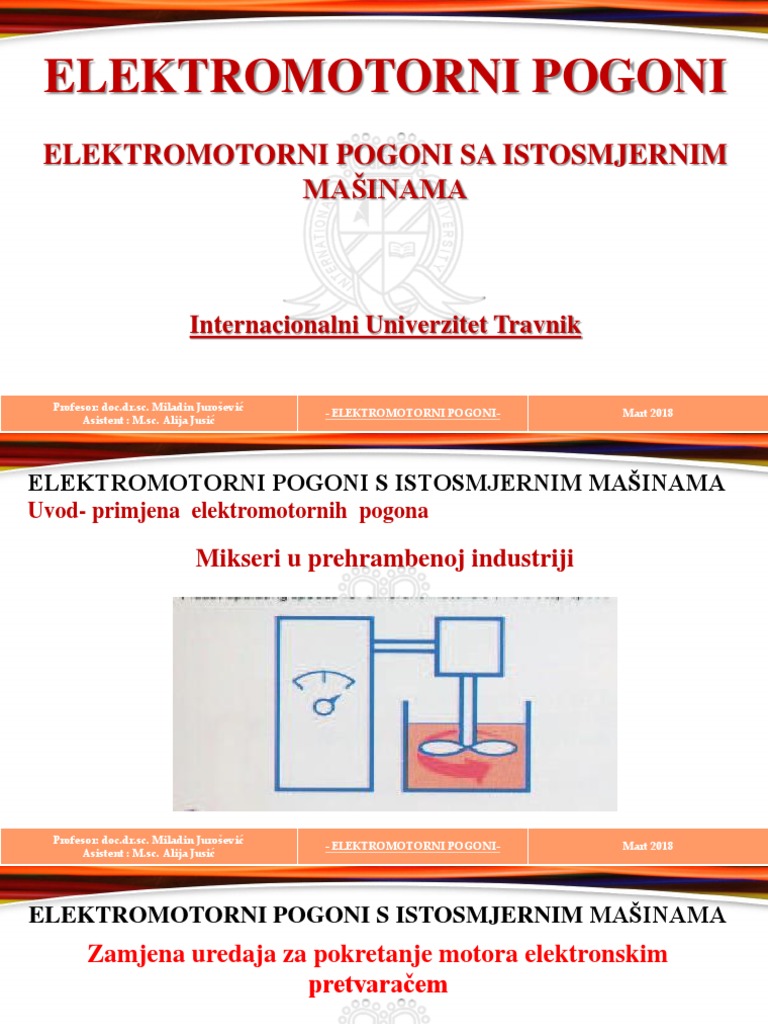 Elektromotorni Pogoni 2.DIO | PDF