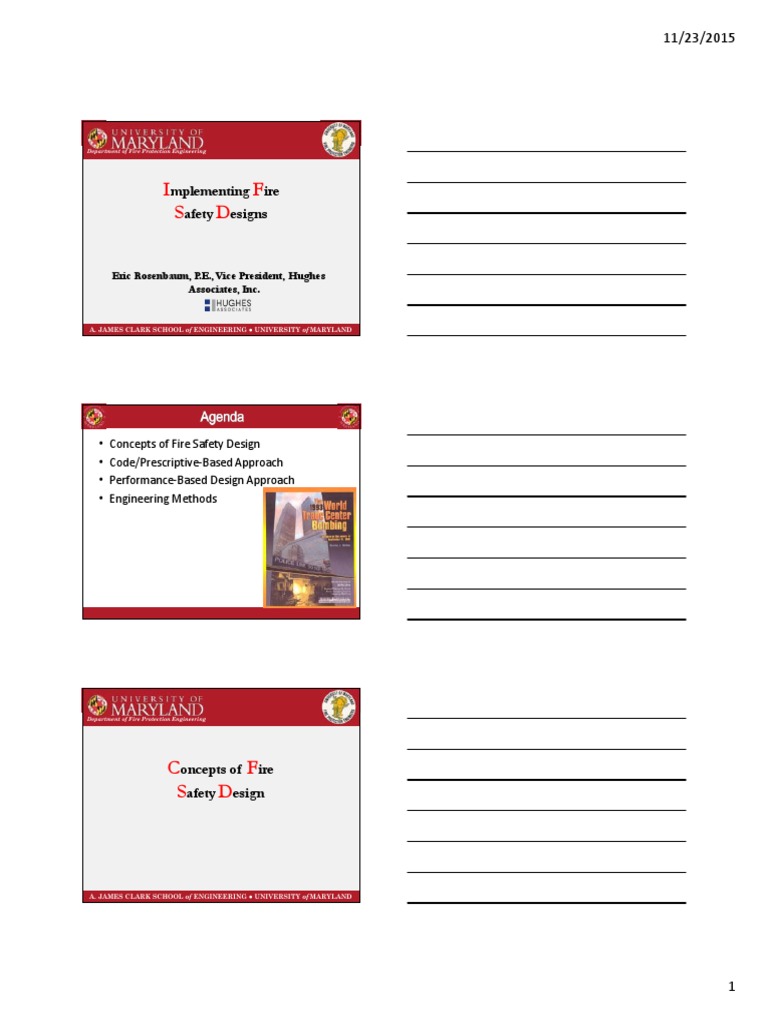 I F S D: Mplementing Ire Afety Esigns | PDF | Fire Protection | Fire Safety