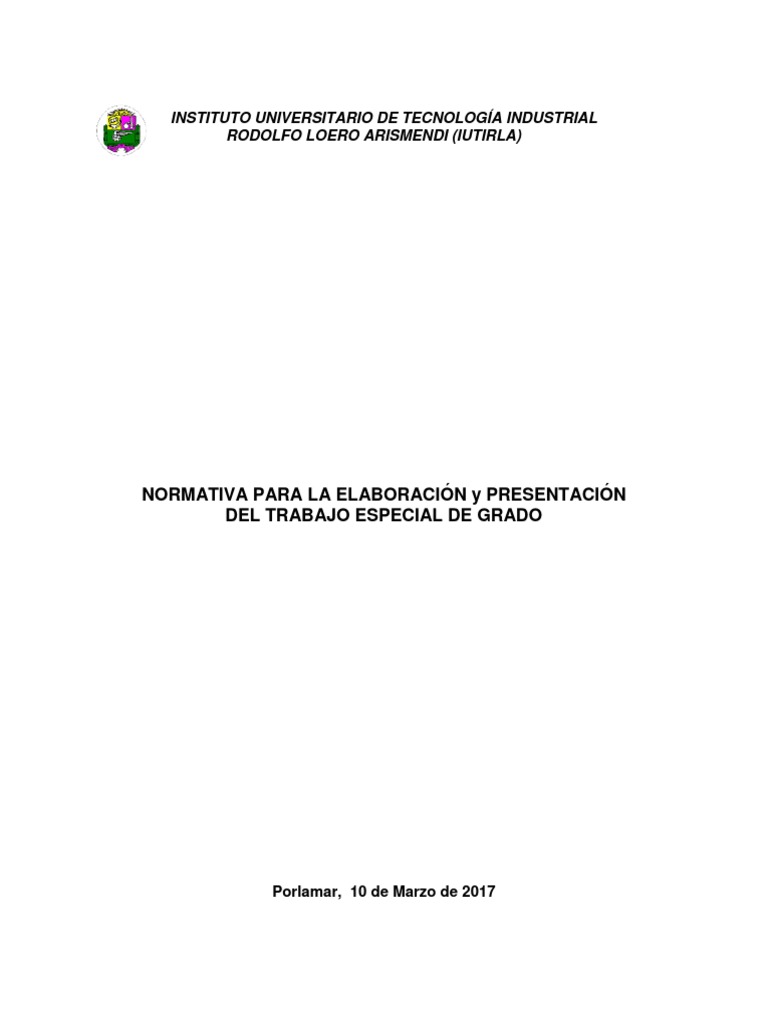 Instructivo Metodologico para El Teg, Octubre 2017 | PDF | Teoría | Validez (Estadísticas)