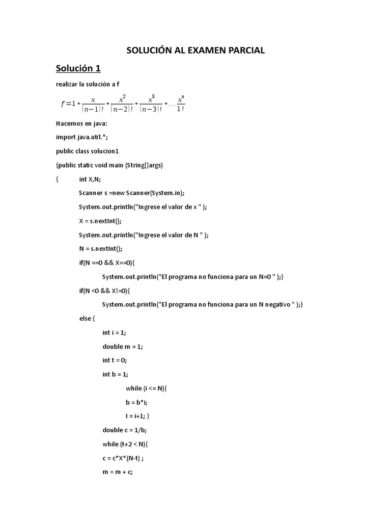 Introduccion A La Computacion Solucion PC Uni | PDF | Plataforma Java | Programación de computadoras