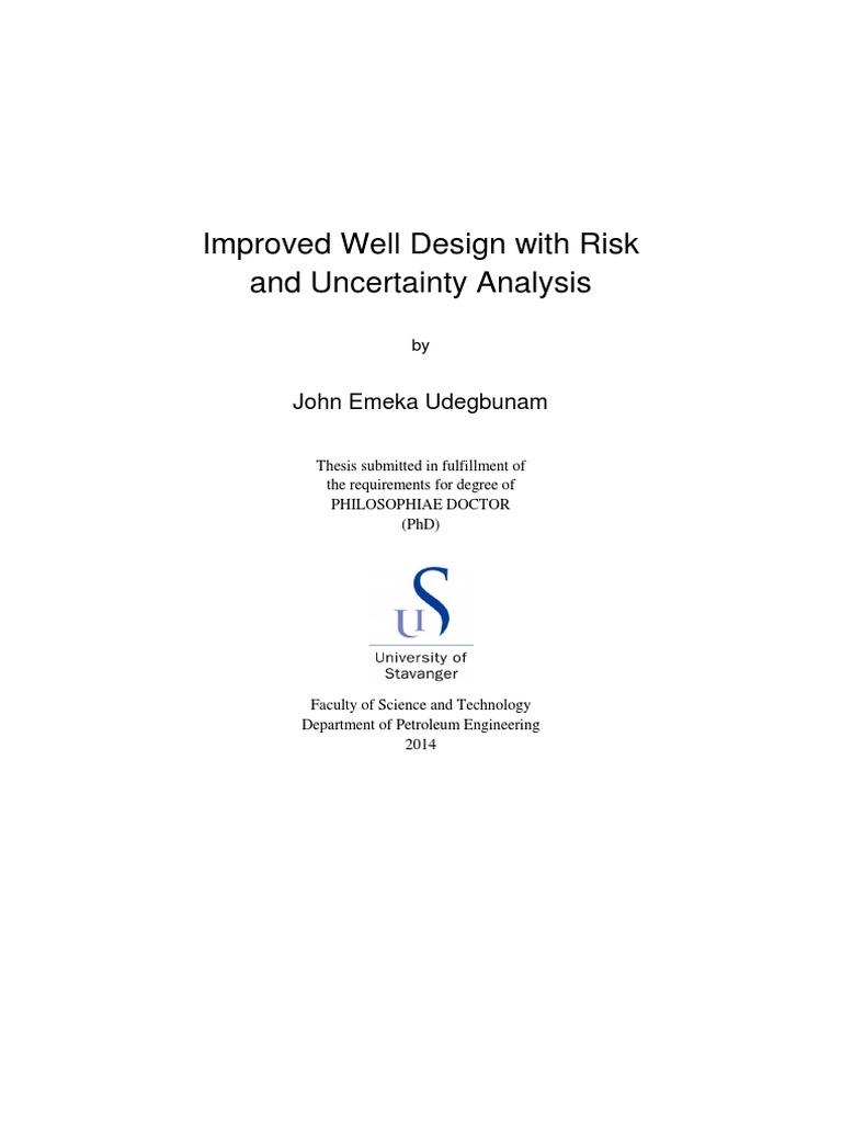 John Emeka Udegbunam | PDF | Oil Well | Stress (Mechanics)