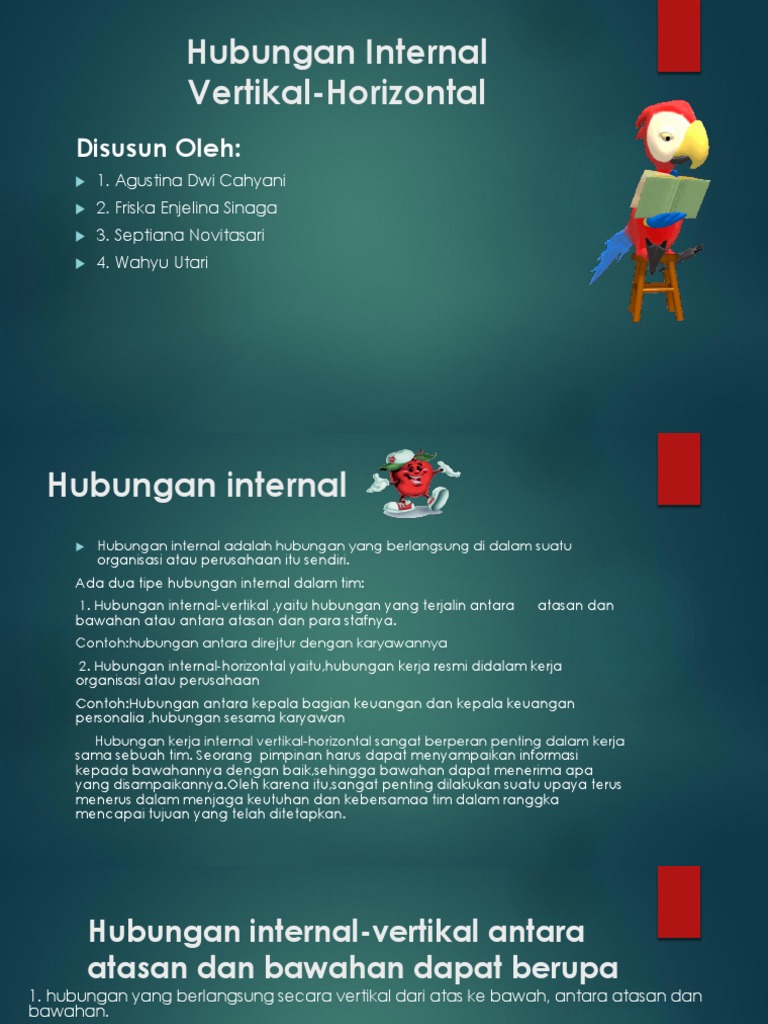 Hubungan Internal Vertikal-Horizontal 1 | PDF | Karier & Perkembangan
