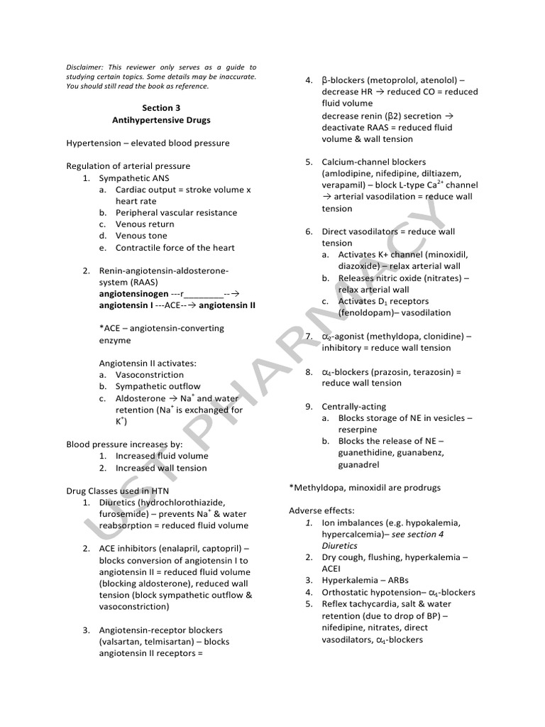 Cardiovascular Review PDF | PDF | Angiotensin | Heart